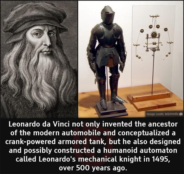Leonardo da Vinci not only invented the ancestor of the modern ...