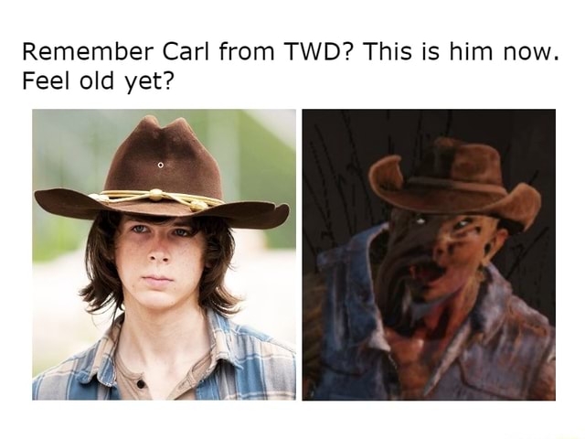 Remember Carl from TWD? This is him now. Feel old yet? - iFunny