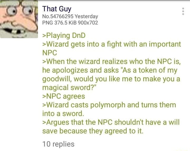 #dnd #greentext - iFunny