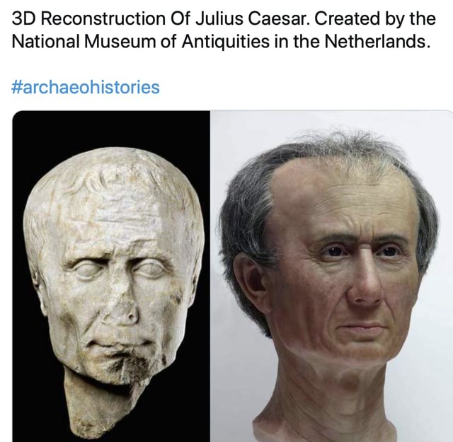 Reconstruction Of Julius Caesar. Created by the National Museum of ...