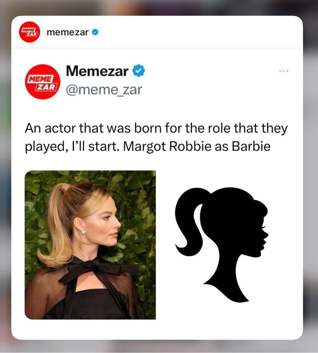 Memezar Memezar @meme zar An actor that was born for the role that they ...