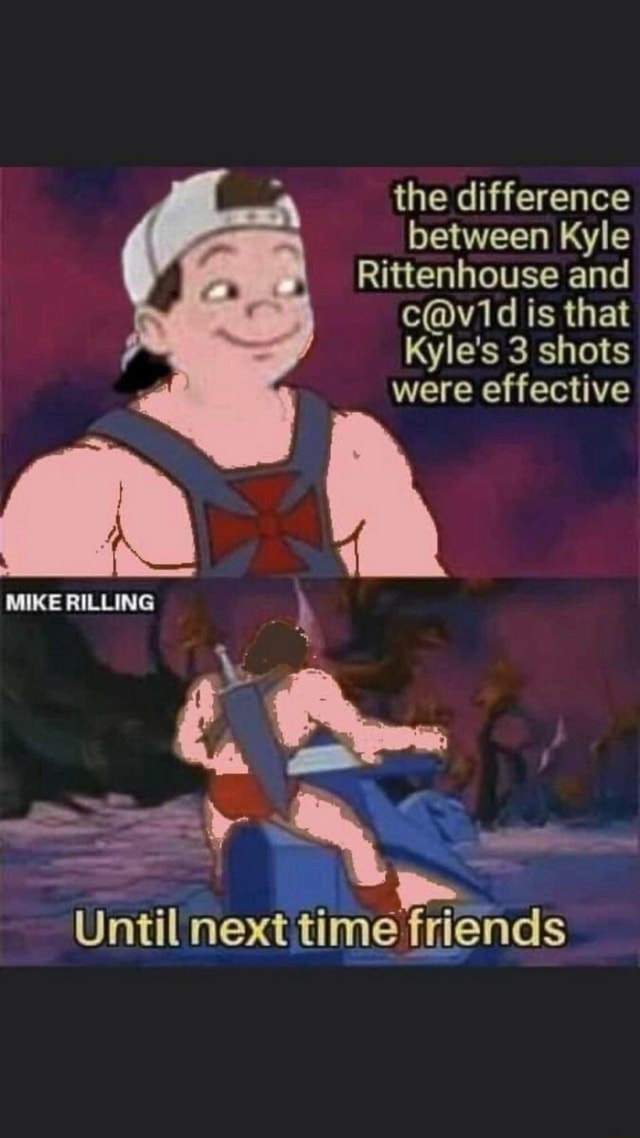 The difference between Kyle Rittenhouse and is that Kyle's 3 shots were ...