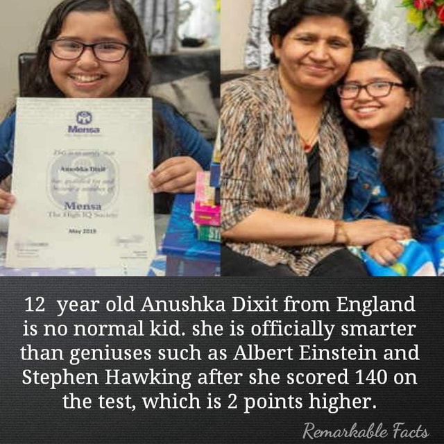 12 year old Anushka Dixit from England is no normal kid. she is ...