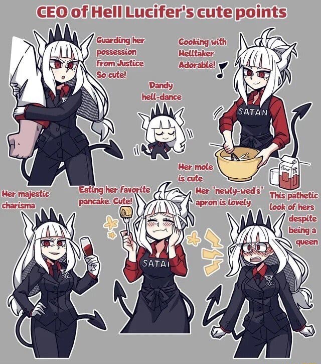 CEO of Hell Lucifer's cute points Guar dung er Cooking with Pessession ...