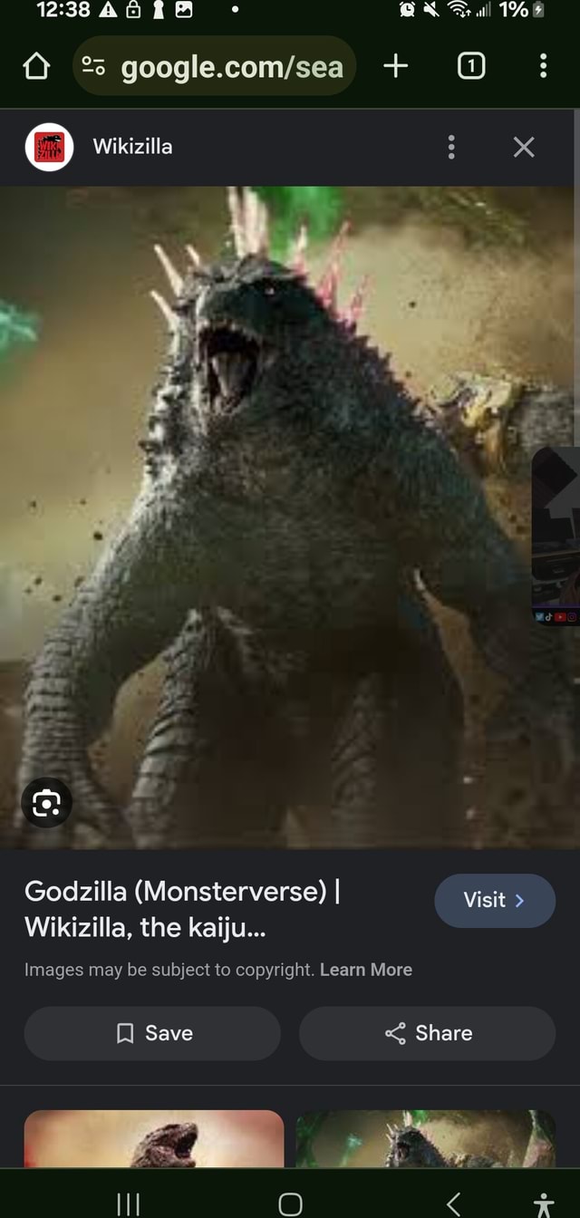 I % + Wikizilla Godzilla (Monsterverse) I Visit > Wikizilla, the kaiju ...