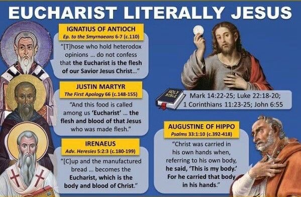 EUCHARIST LITERALLY JESUS IGNATIUS OF ANTIOCH tothe smymoeans 67 (130 ...