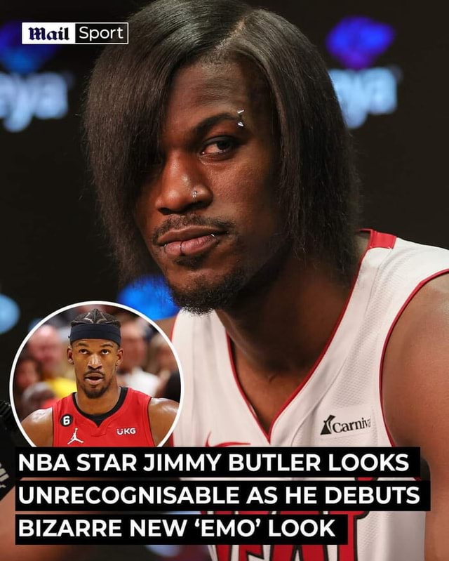 [Sport NBA STAR JIMMY BUTLER LOOKS I UNRECOGNISABLE AS HE DEBUTS ...