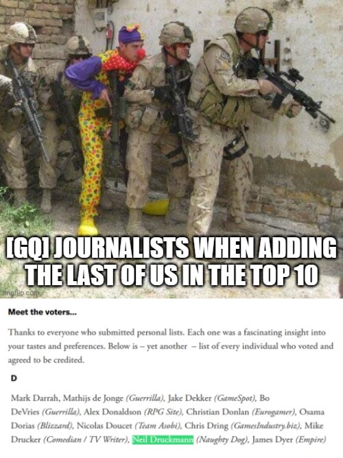 The Last of Us in GQ's Top 10 thanks to Neil Cuckmann - JOURNALISTS ...