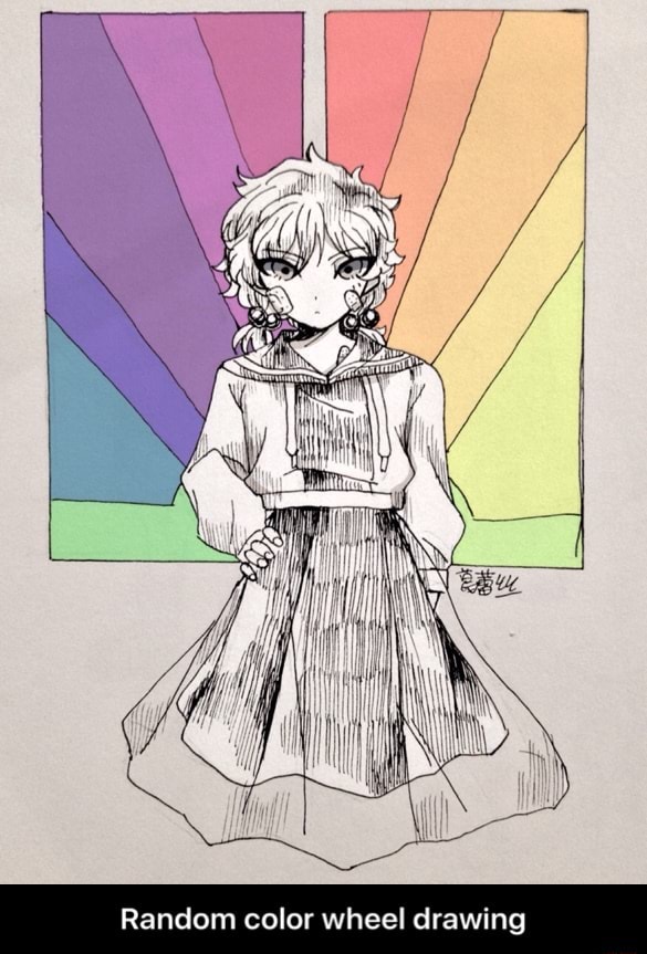 Random color wheel drawing - Random color wheel drawing - iFunny