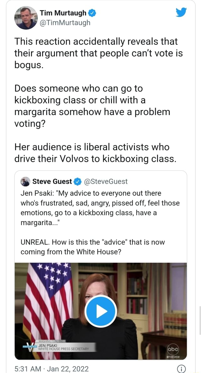 Tim Murtaugh @TimMurtaugh This reaction accidentally reveals that their ...