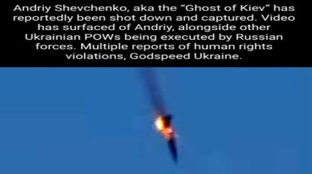 I made this up lol - Andriy Shevchenko, aka the "Ghost of Kiev" has ...