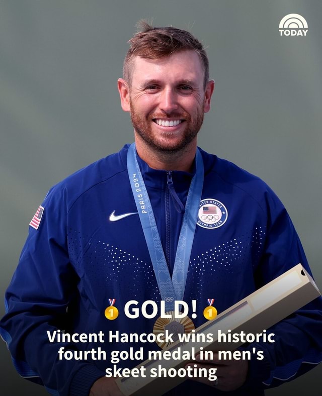 TODAY GOLD! Vincent Hancock wins historic fourth gold medal in men's ...