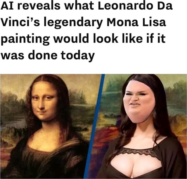 AI reveals what Leonardo Da Vinci's legendary Mona Lisa painting would look like if it was done ...
