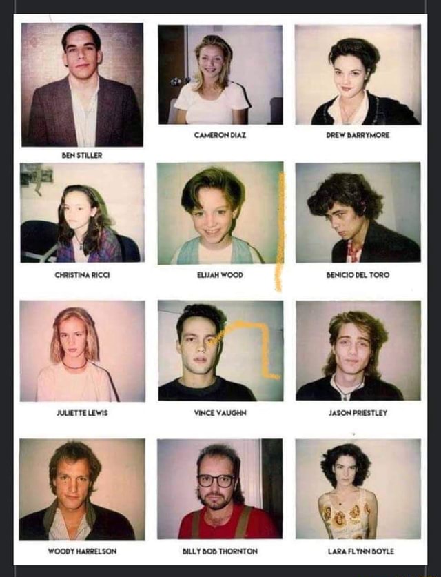 Polaroids by casting director, Mali Finn. - BEN STILLER CHRISTINA RICCI ...