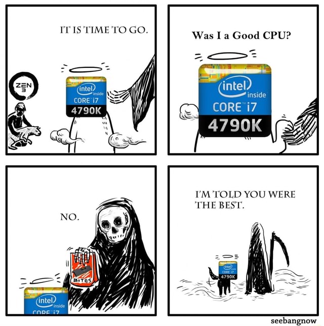 Today my CPU died after 7 years. It was still able to run a lot of ...