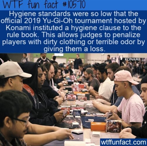 Hygiene standards were so low that the official 2019 Yu-Gi-Oh ...