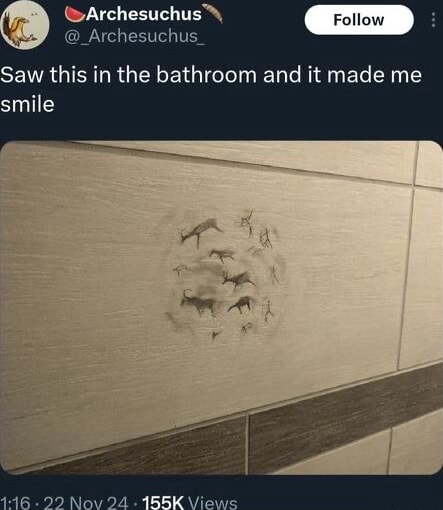 Archesuchus_ Saw this in the bathroom and it made me smile - iFunny