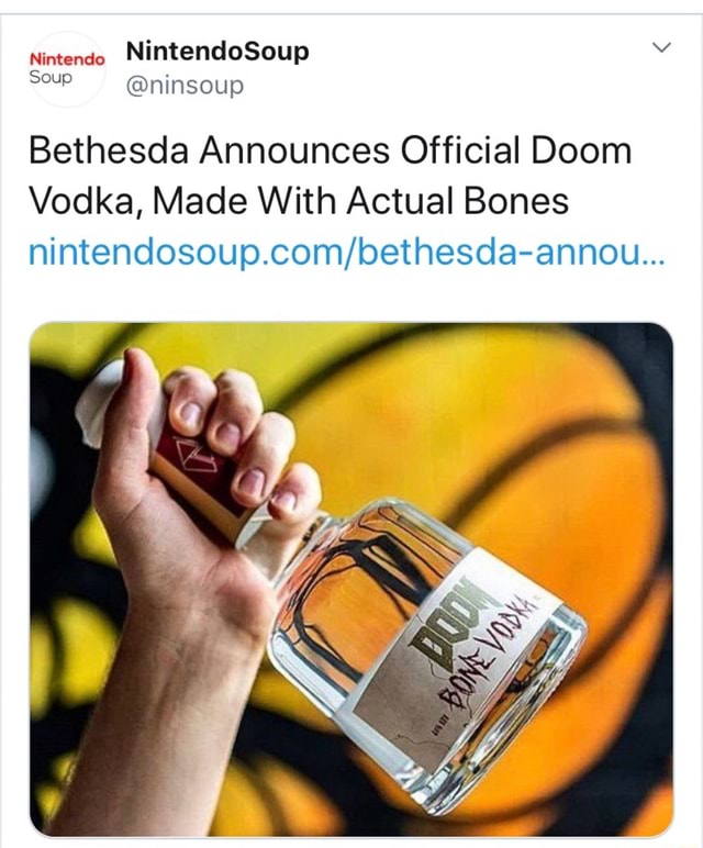 Bethesda Announces Official Doom Vodka, Made With Actual Bones ...