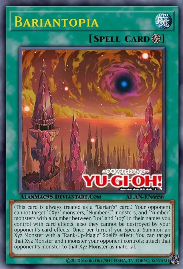 BARIANTOPIA SPELL CARDED] (This card is always treated as a "Barian's ...