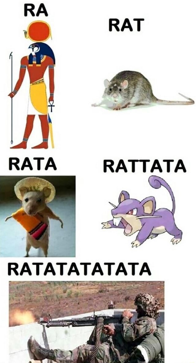 RA RAT RATA RATATATATATA - iFunny