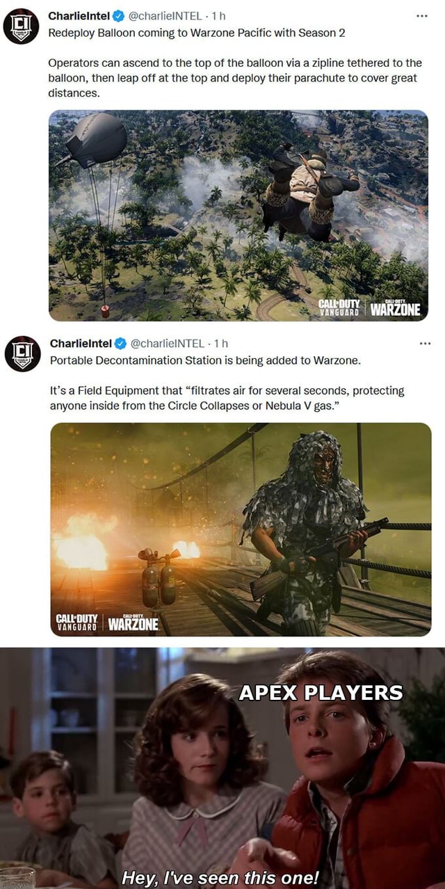 CharlieIntel @ @charlielNTEL - th Redeploy Balloon coming to Warzone ...