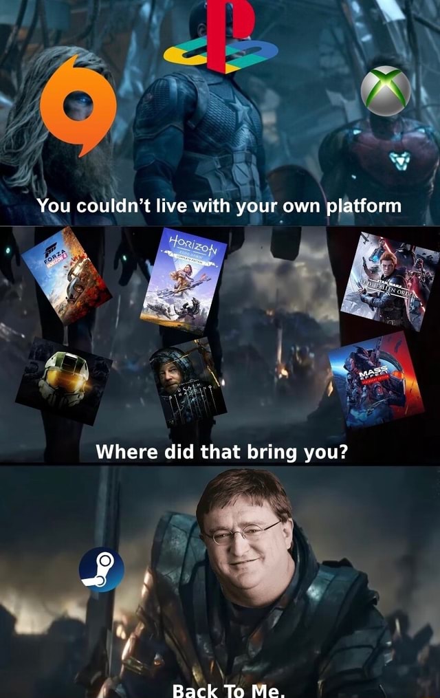 Op You couldn't live with your own platform Where did that bring you ...