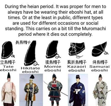 During the heian period. It was proper for men to. always have be ...