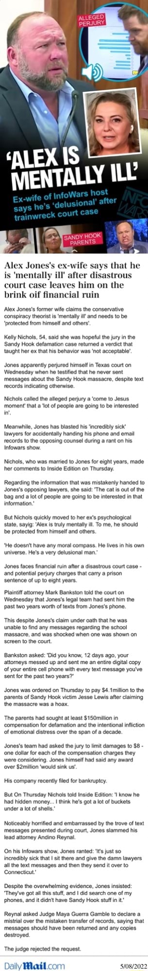 Watching Alex Jones is like drinking a soda. Water tastes better. 5/08 ...