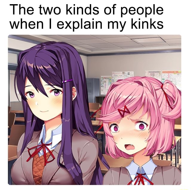 The two kinds of people when I explain my kinks - iFunny