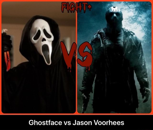 Ghostface vs Jason Voorhees - Ghostface vs Jason Voorhees - iFunny