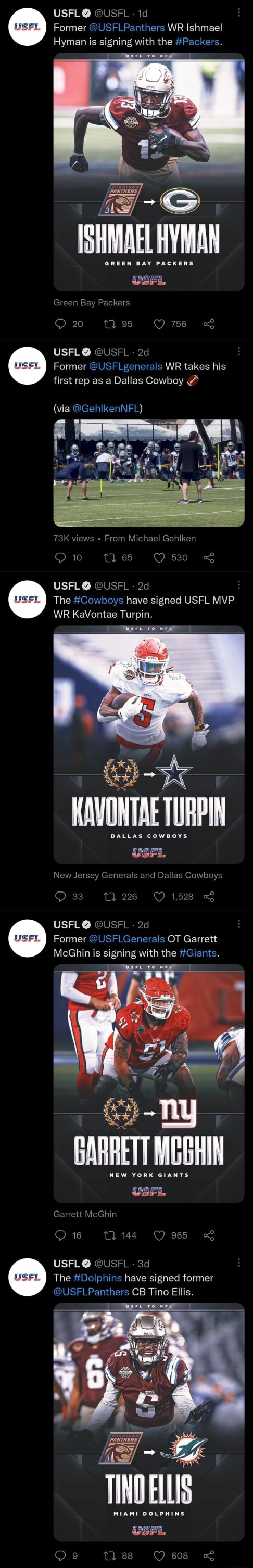 USFL@ @USFL id Former @USFLPanthers WR Ishmael Hyman is signing with ...