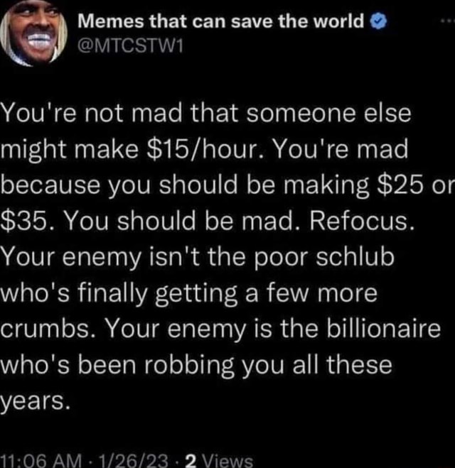 Memes that can save the world I @MTCSTW1 You're not mac that someone ...