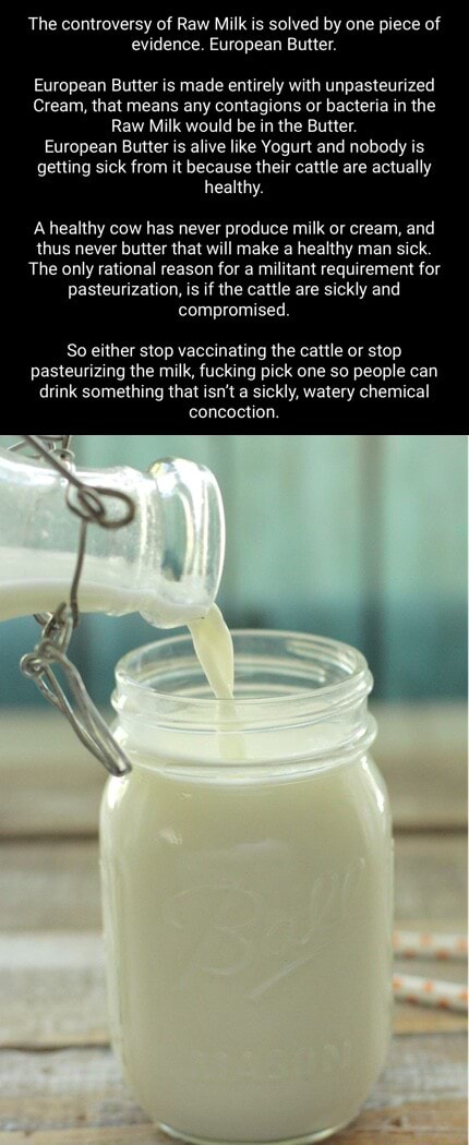 The controversy of Raw Milk is solved by one piece of evidence ...