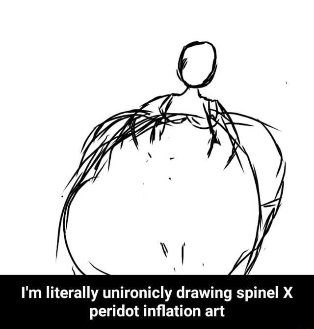 I'm literally unironicly drawing spinel X peridot inﬂation art - I'm ...