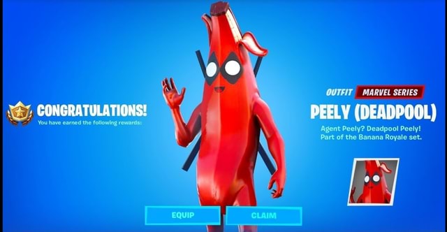 MARVEL SERIES Peely? Deadpool Peely! - iFunny