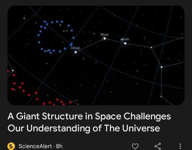 A Giant Structure in Space Challenges Our Understanding of The Universe ...