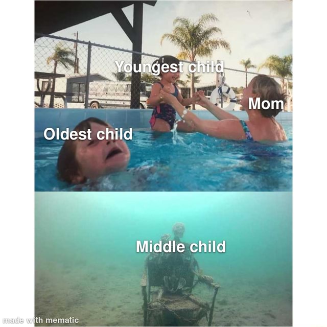 Youngest child Mom: Oldest child Middle child th mematic - iFunny