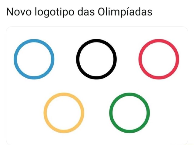 Novo logotipo das Olimpíadas - )