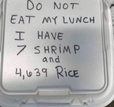 Do NoT EAT NY LUNCH and - iFunny