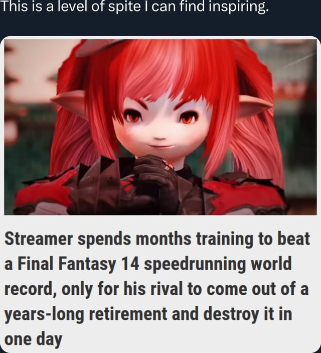 This is a level of spite I can rind inspiring. Streamer spends months ...