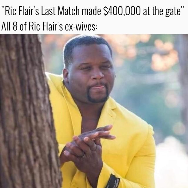 "Ric Flair's Last Match made $400,000 at the gate" All 8 of Ric Flair's ...