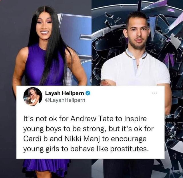 Layah Heilpern It's not ok for Andrew Tate to inspire young boys to be ...
