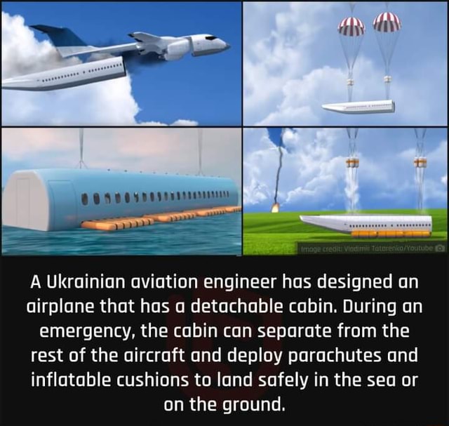 A Ukrainian aviation engineer has designed an airplane that has a ...
