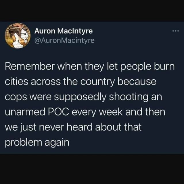 Auron Macintyre @AuronMacintyre Remember when they let people burn ... Auron Macintyre @AuronMacintyre Remember when they let people burn ...
