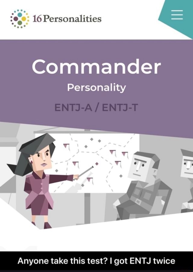:o: ' 16 Personalities Commander Personality Anyone take this test? I ...