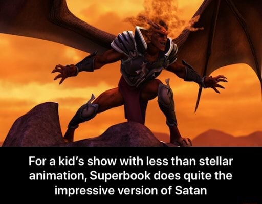 For a kid's show with less than stellar animation, Superbook does quite ...