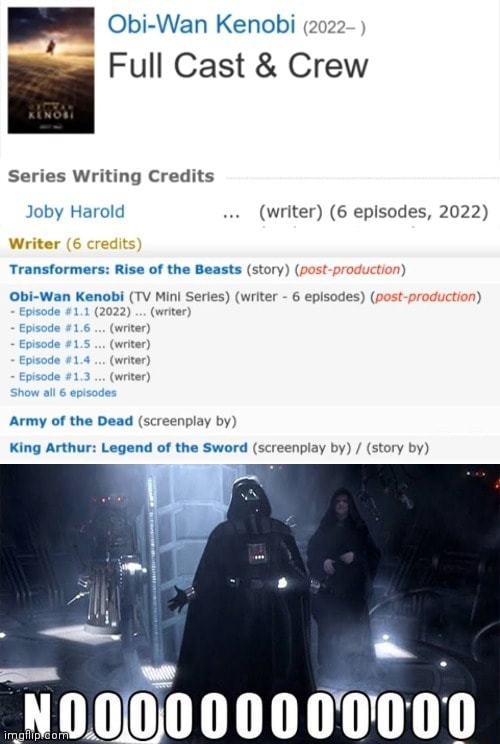 Obi-Wan Kenobi (2022. Full Cast & Crew Series Writing Credits Joby ...