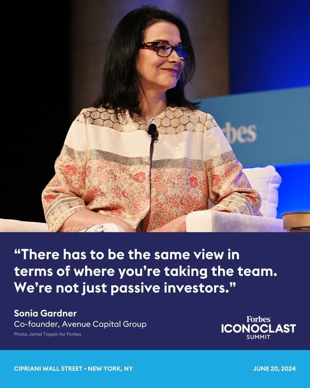 Sonia Gardner, president, managing partner and cofounder of Avenue ...