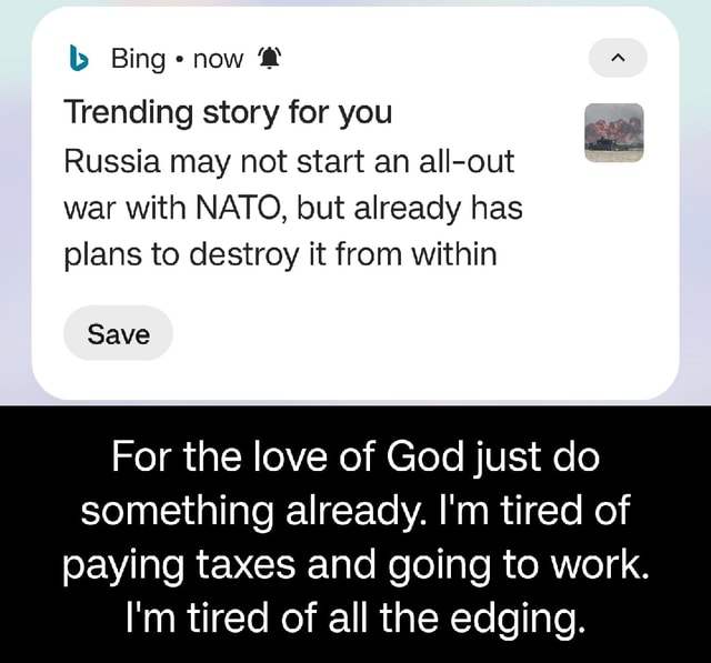B Bing now Trending story for you Russia may not start an all-out war ...