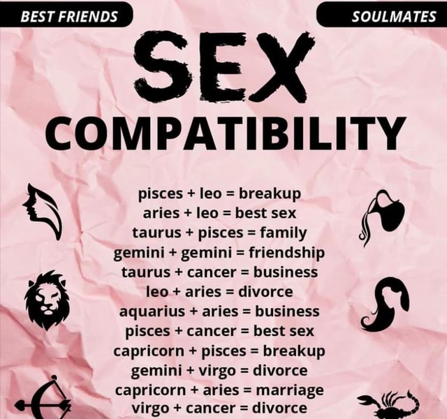 BEST FRIENDS BEST FRIENDS SOULMATES SEX COMPATIBILITY pisces + leo ...